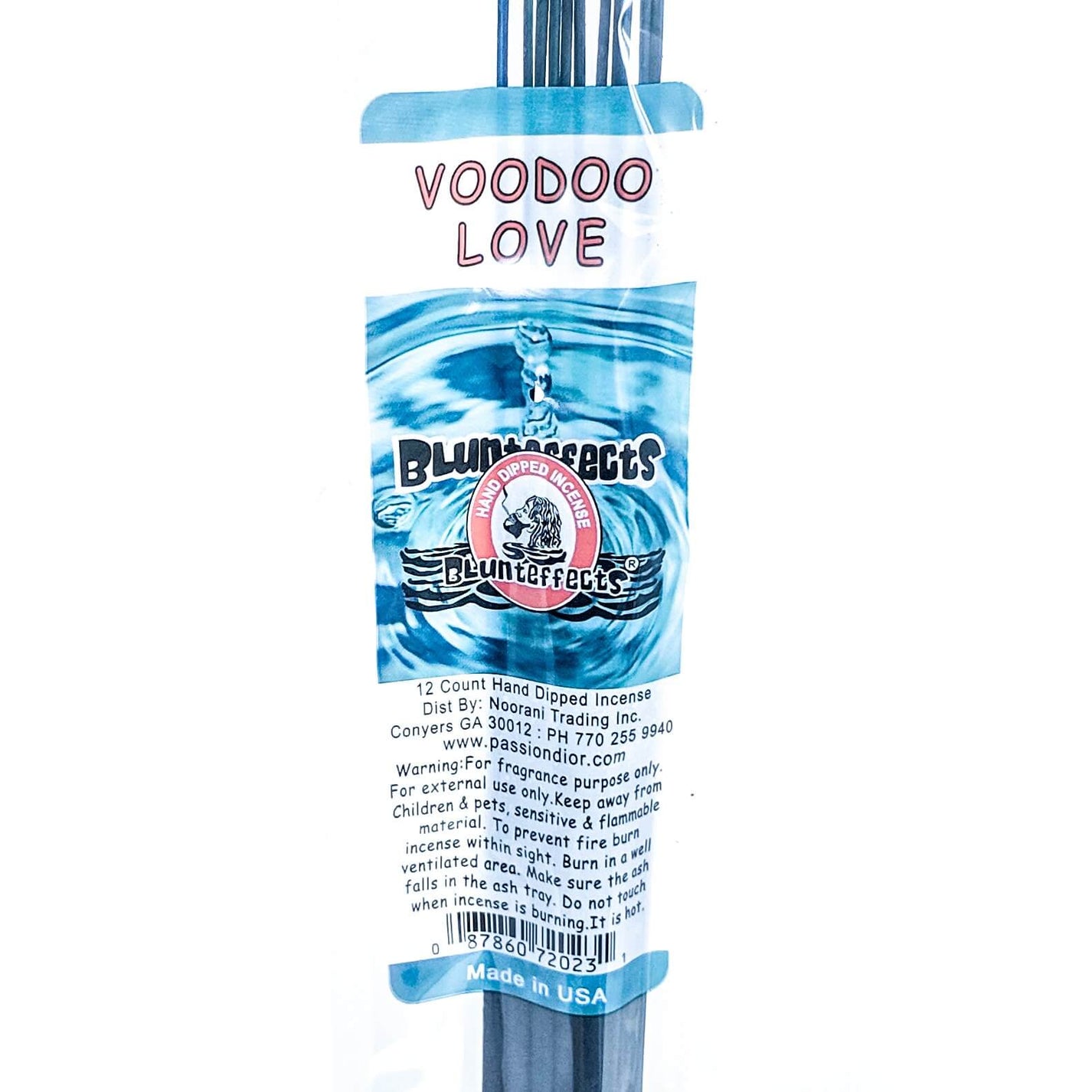 10.5" BluntEffects Incense Fragrance Wands, 12-Pack Voodoo Love Scent
